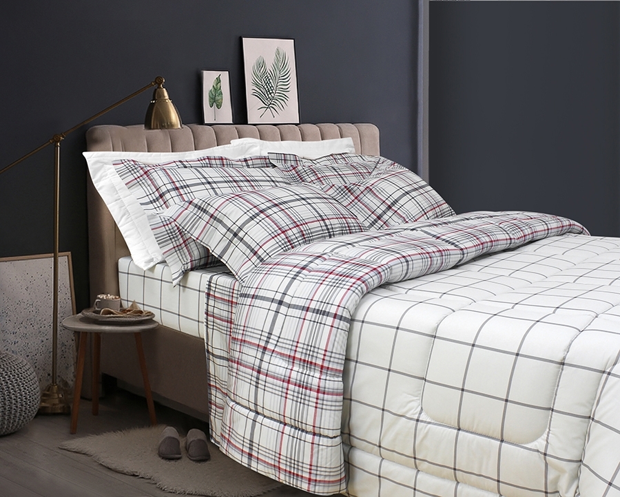 Edredom Zelo Classic Casal - Percal 180 Fios